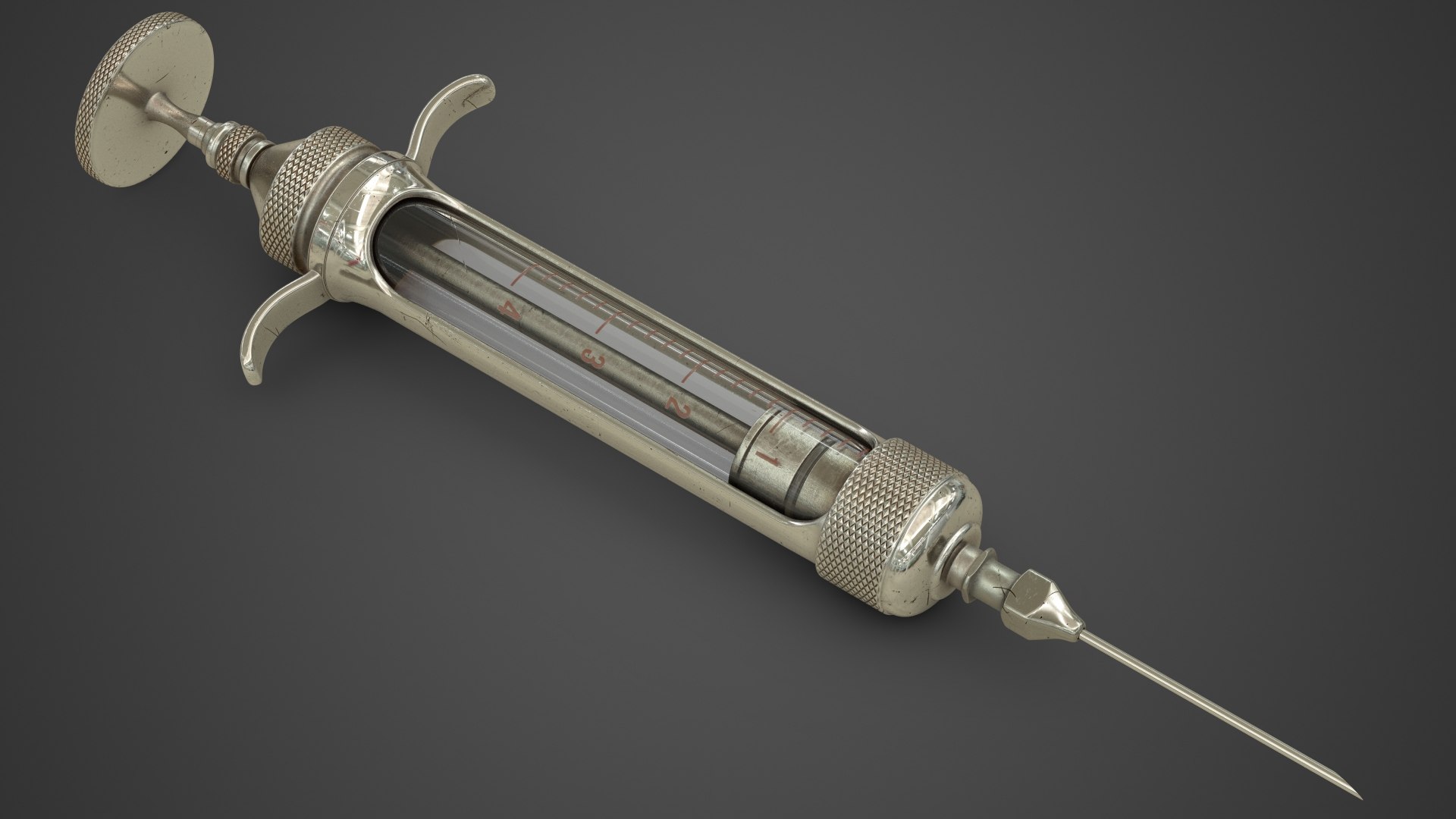 3D model Vintage Syringe 4 - TurboSquid 1950353