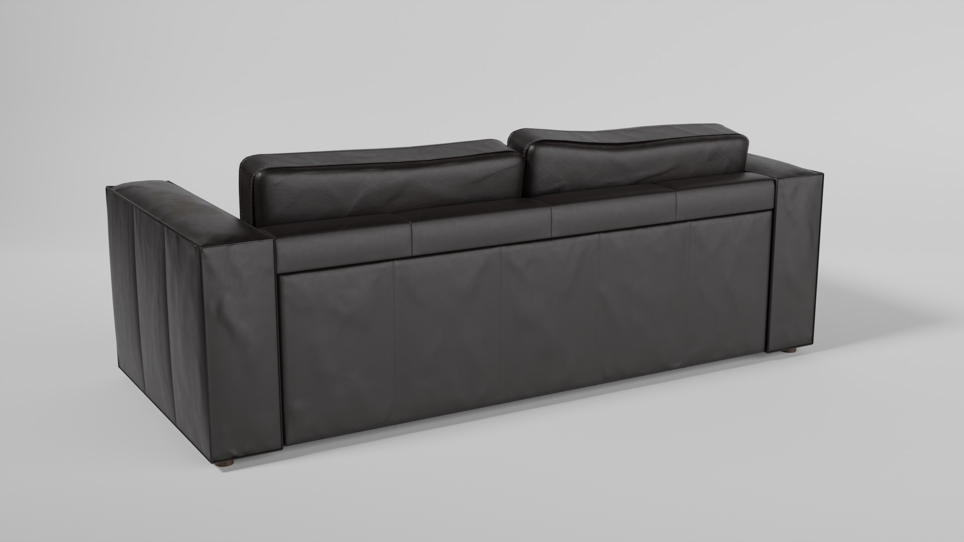3D Leather Couch model - TurboSquid 2092043