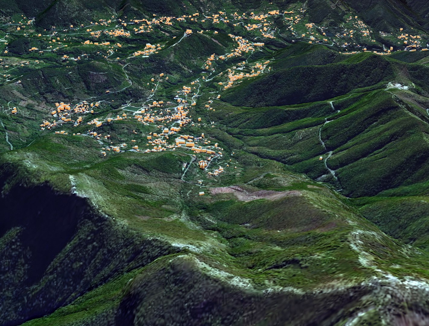 Italy Mountain Landscape Model - TurboSquid 1607386