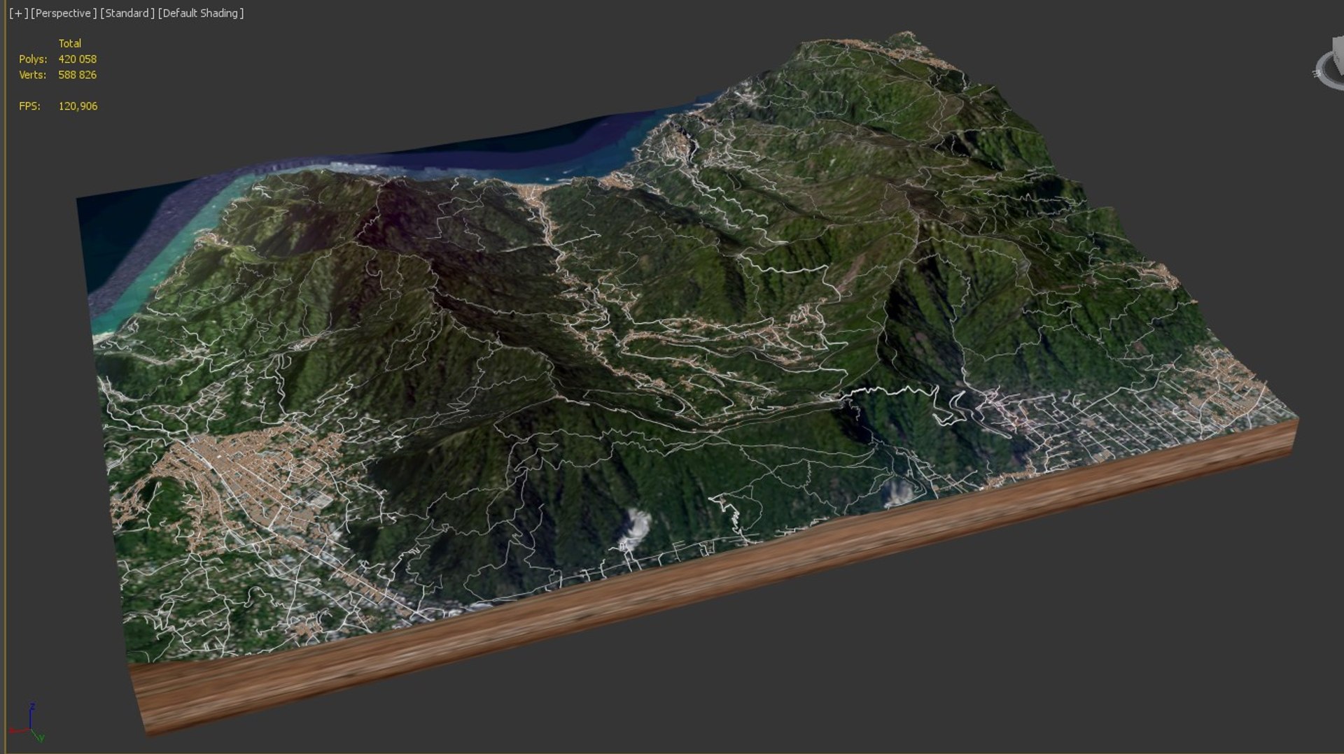Italy Mountain Landscape Model - TurboSquid 1607386