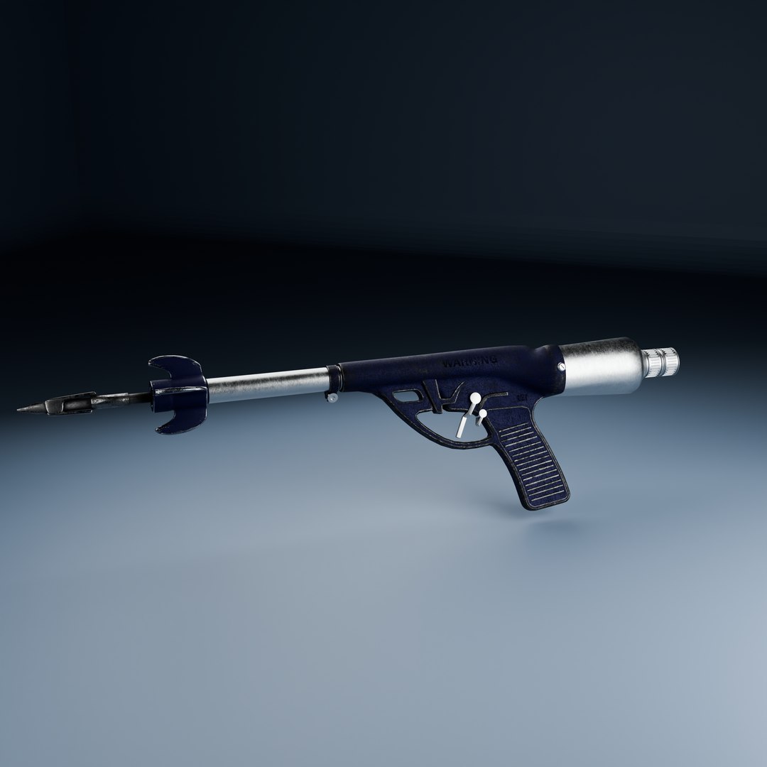 3D Fusil Harpon Sous-Marin Vintage - TurboSquid 2307009