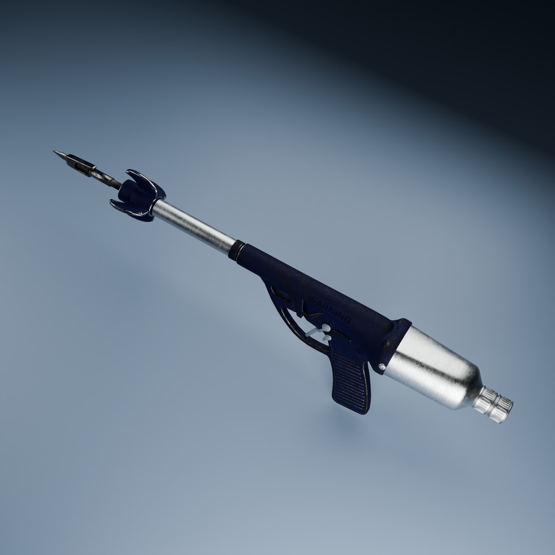 3D Fusil Harpon Sous-Marin Vintage - TurboSquid 2307009