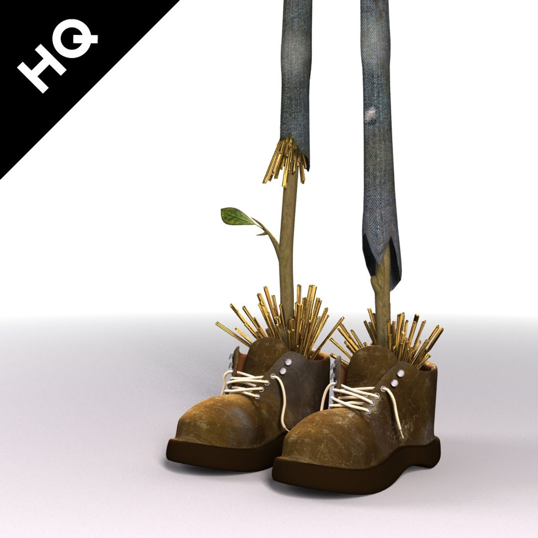 Scarecrow Crow Scare 3d Max