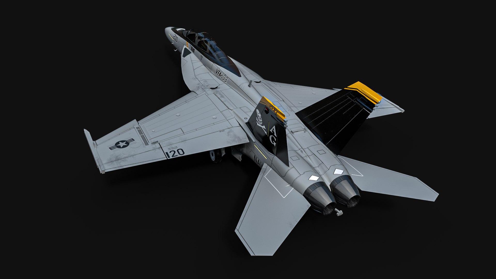 F-18F Super Hornet Model - TurboSquid 1751391