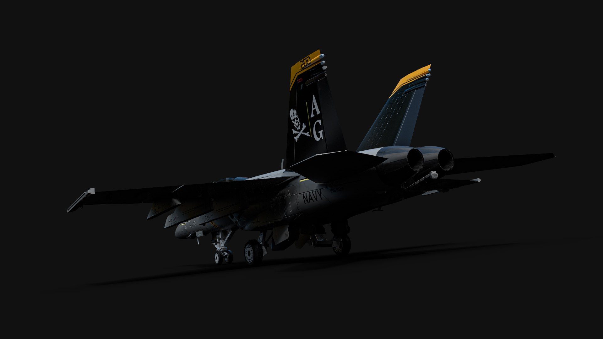 F-18F Super Hornet Model - TurboSquid 1751391