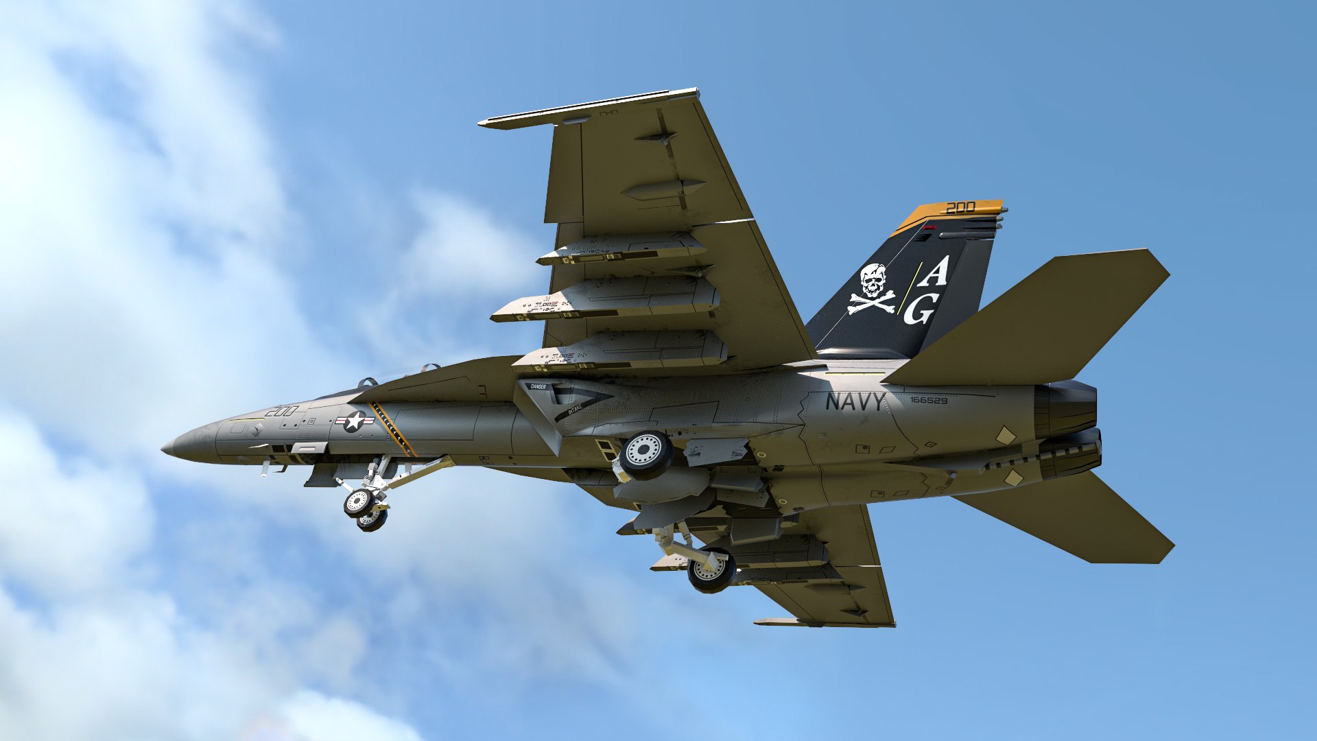 F-18F Super Hornet Model - TurboSquid 1751391