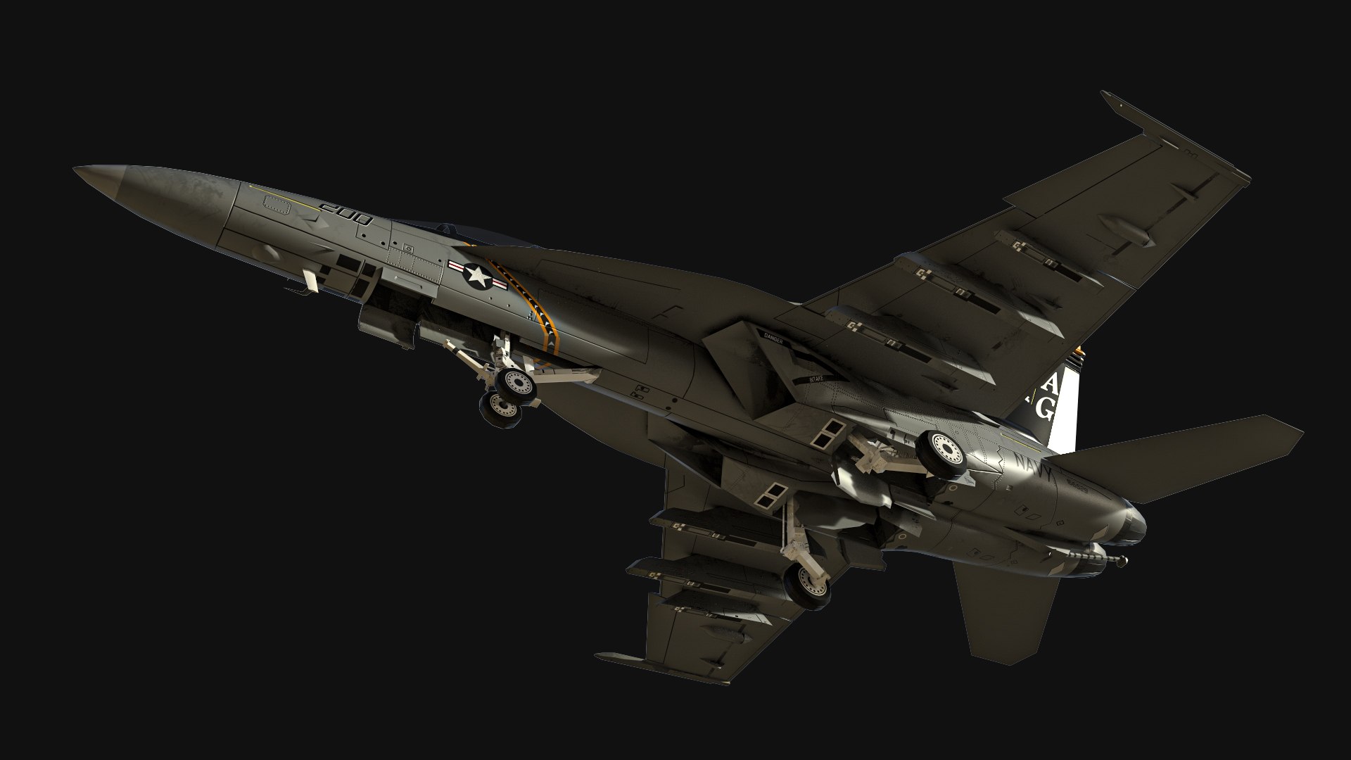 F-18F Super Hornet Model - TurboSquid 1751391