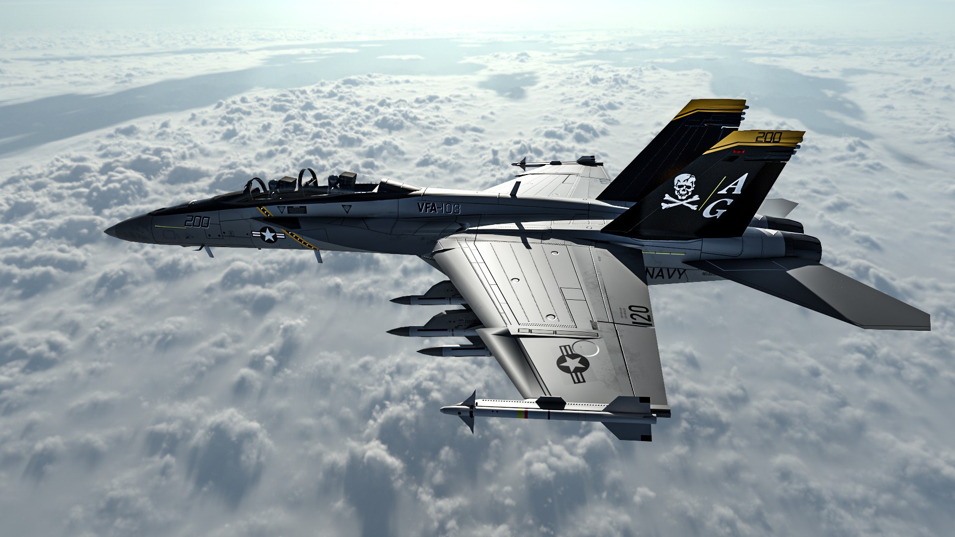 F-18F Super Hornet Model - TurboSquid 1751391