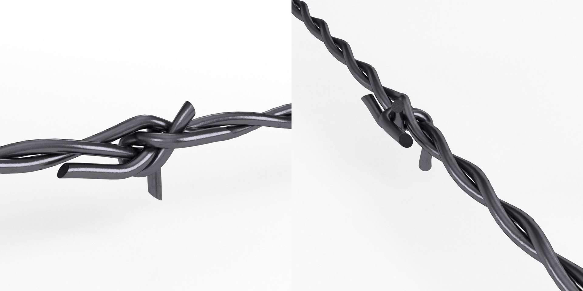 Barbed Wire Model - TurboSquid 1450185