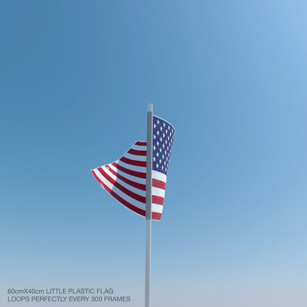 3d waving flag animations