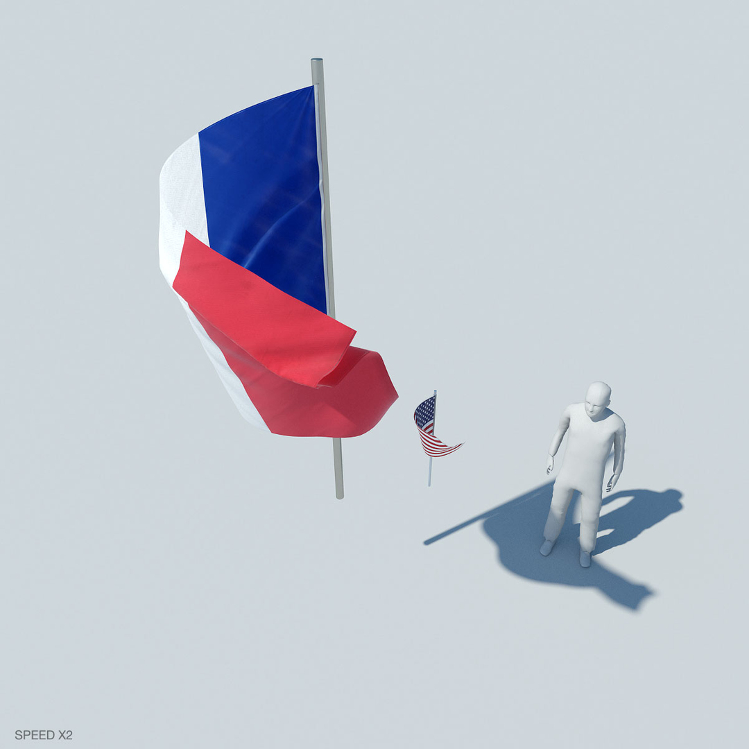 3d Waving Flag Animations