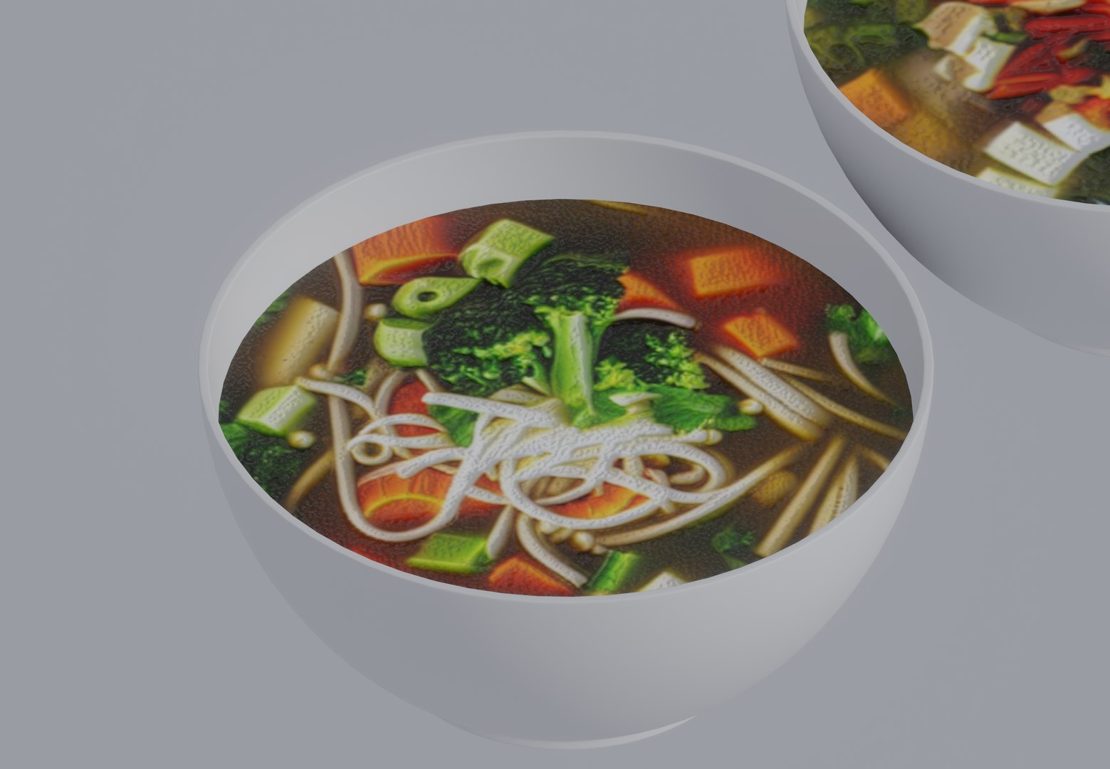 3D Soup Bowls - TurboSquid 2197245