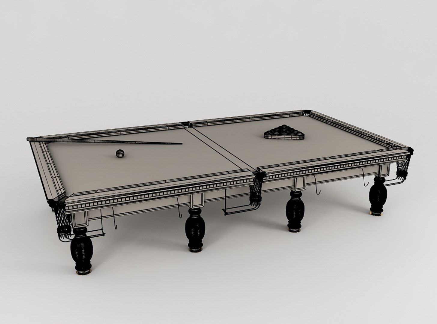 Pool Table 3d Model