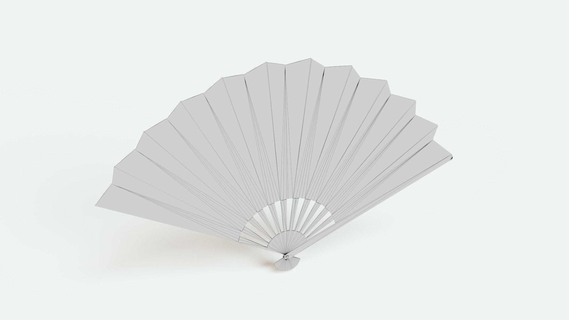 3D Folding Hand Fan - 3D Asset Model - TurboSquid 1882835