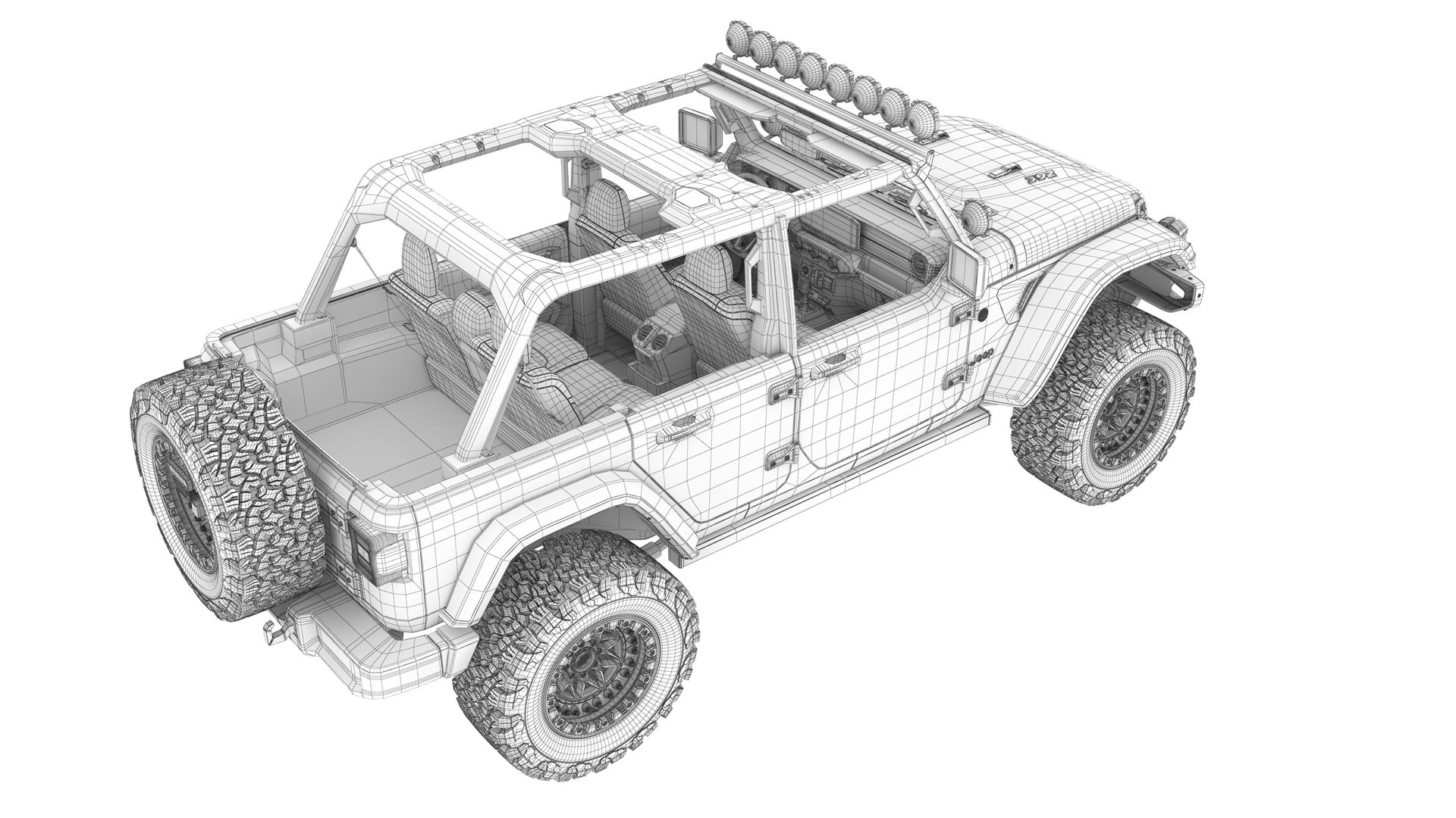 3D Jeep Wrangler Rubicon 392 Custom Purple 2025 - TurboSquid 2320981