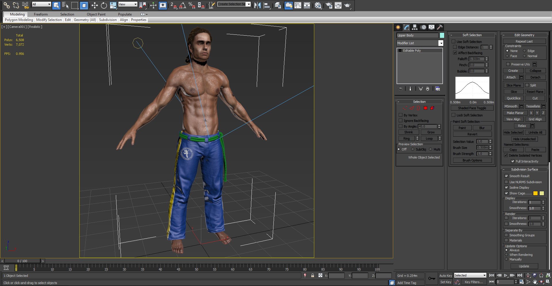 Capoeira martial artist 3D model - TurboSquid 1296428