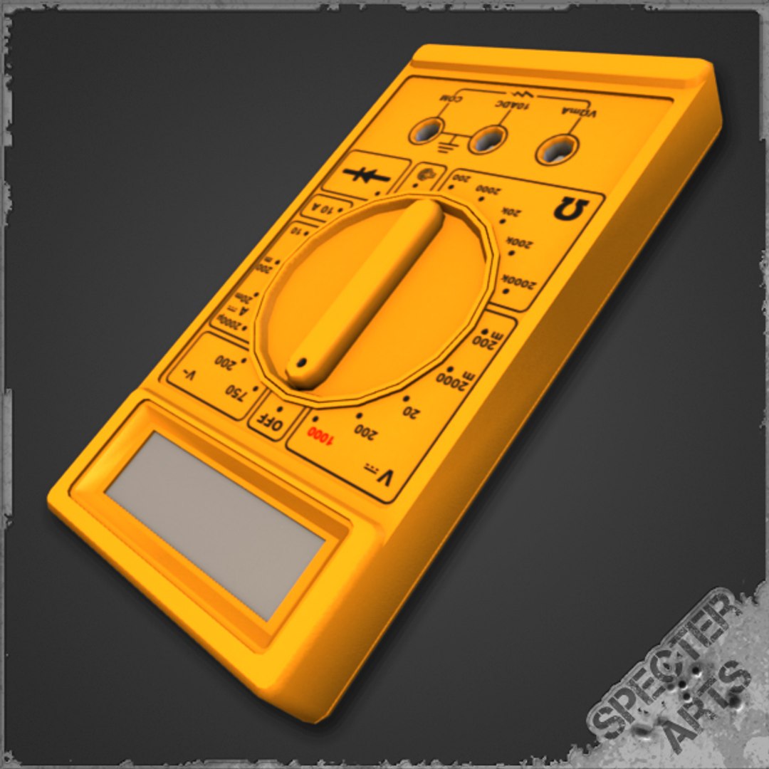 Multimeter Probes Test 3d 3ds