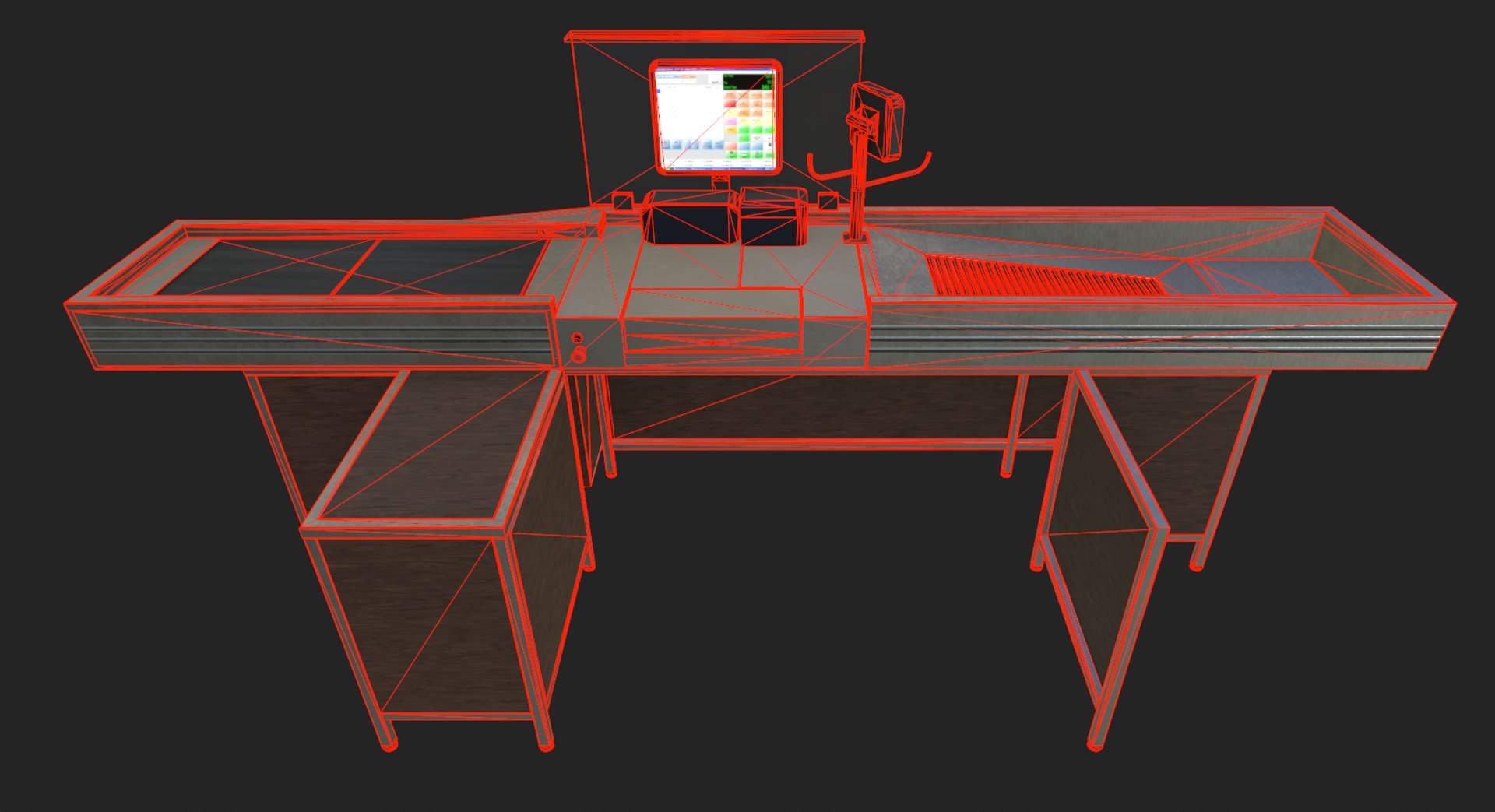 Cash Register 3D Model - TurboSquid 1698574