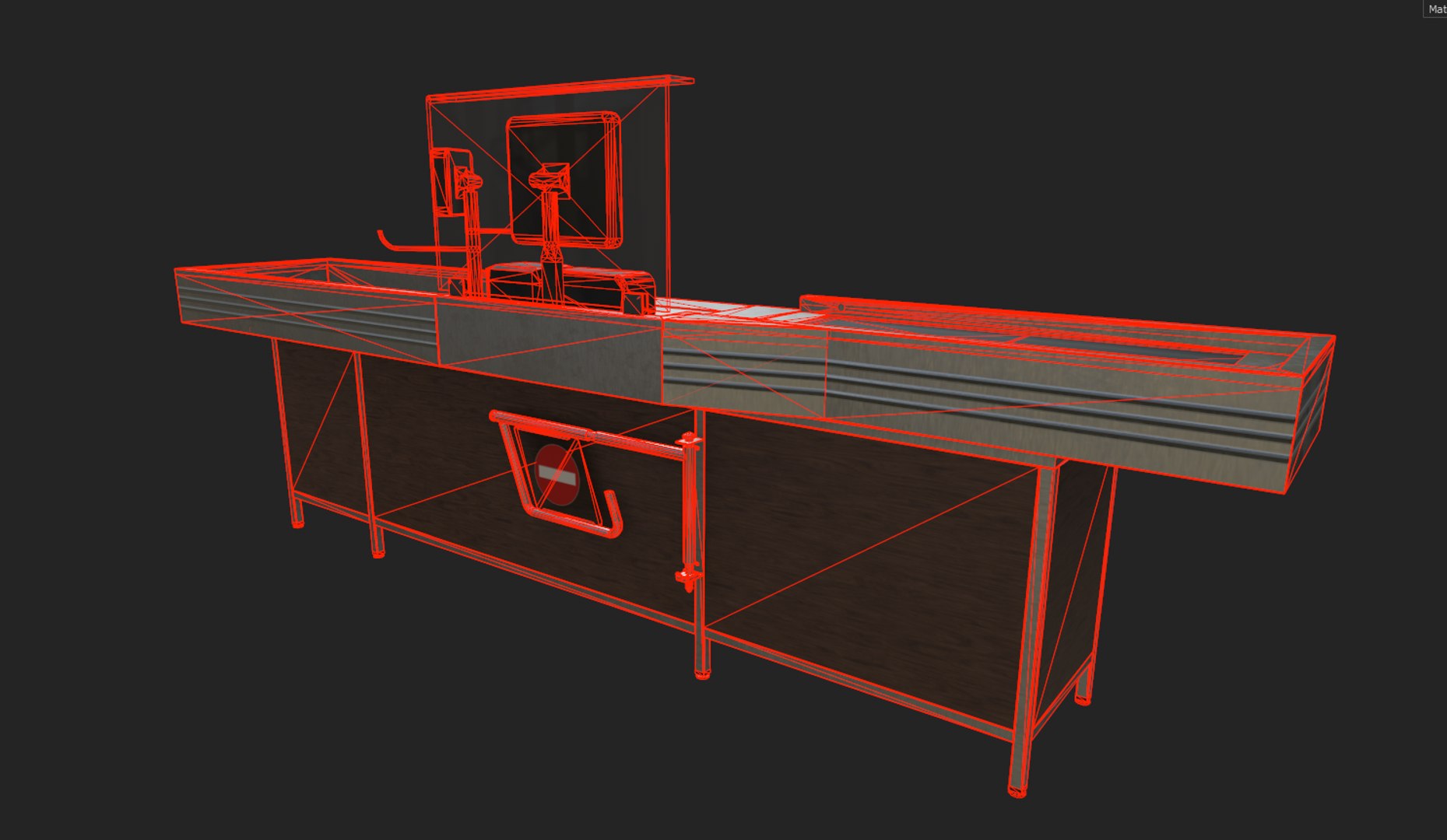 Cash Register 3D Model - TurboSquid 1698574