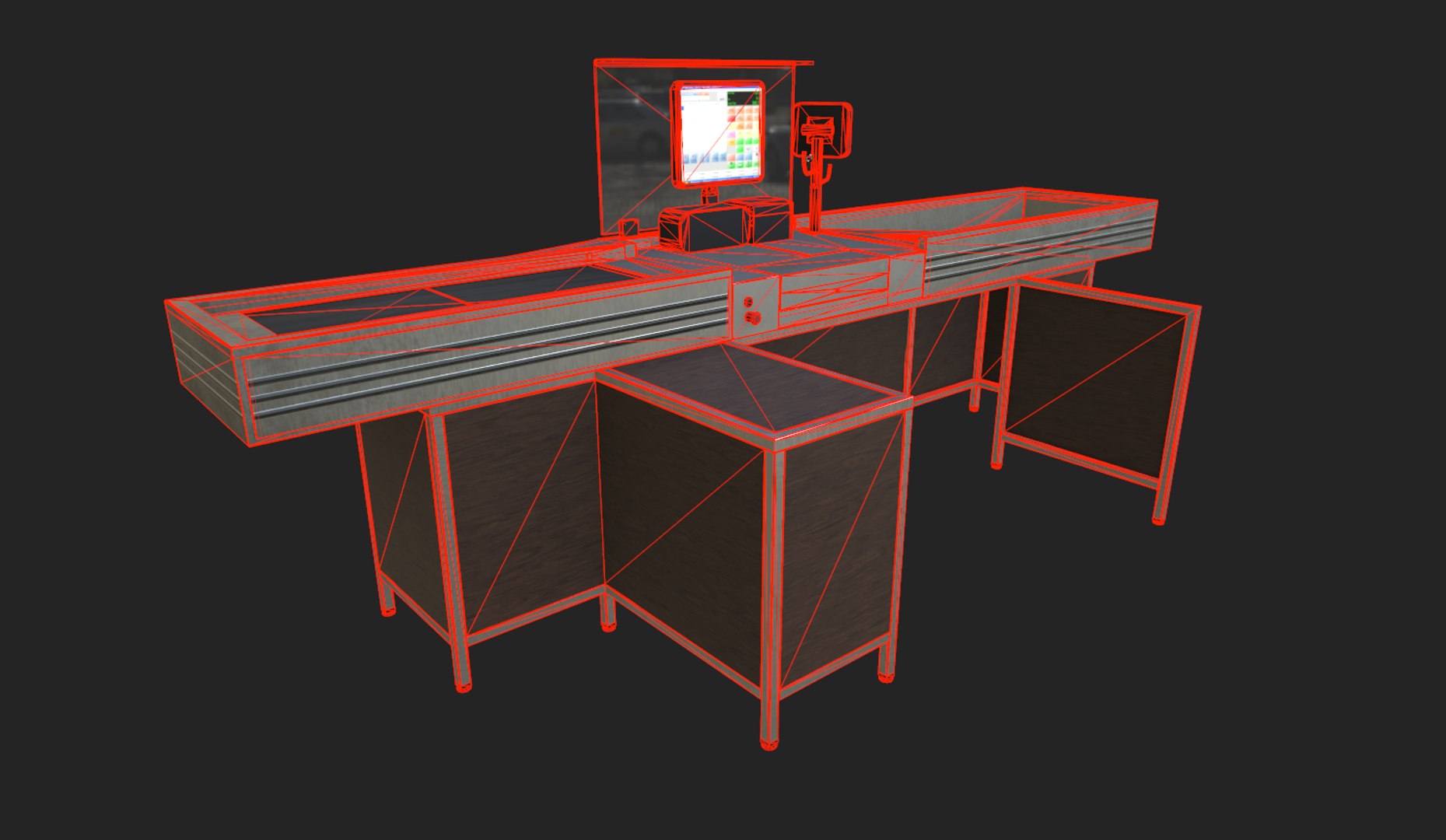 Cash Register 3D Model - TurboSquid 1698574