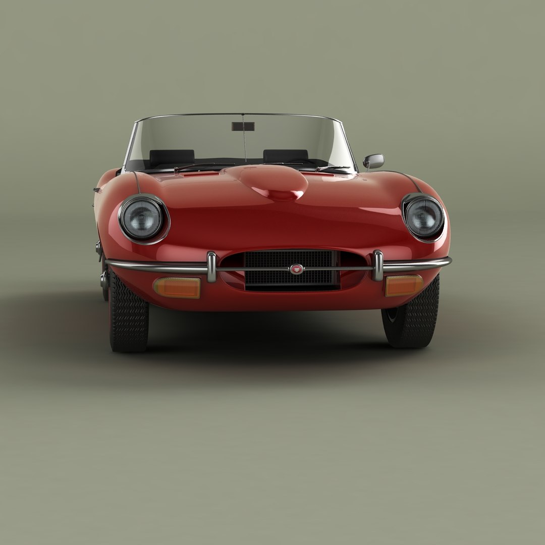 3D e-type series 2 convertible - TurboSquid 1388393