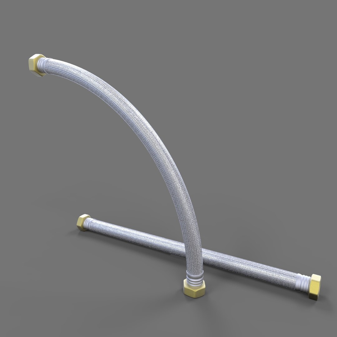 2 Flexible Cables 3d Model