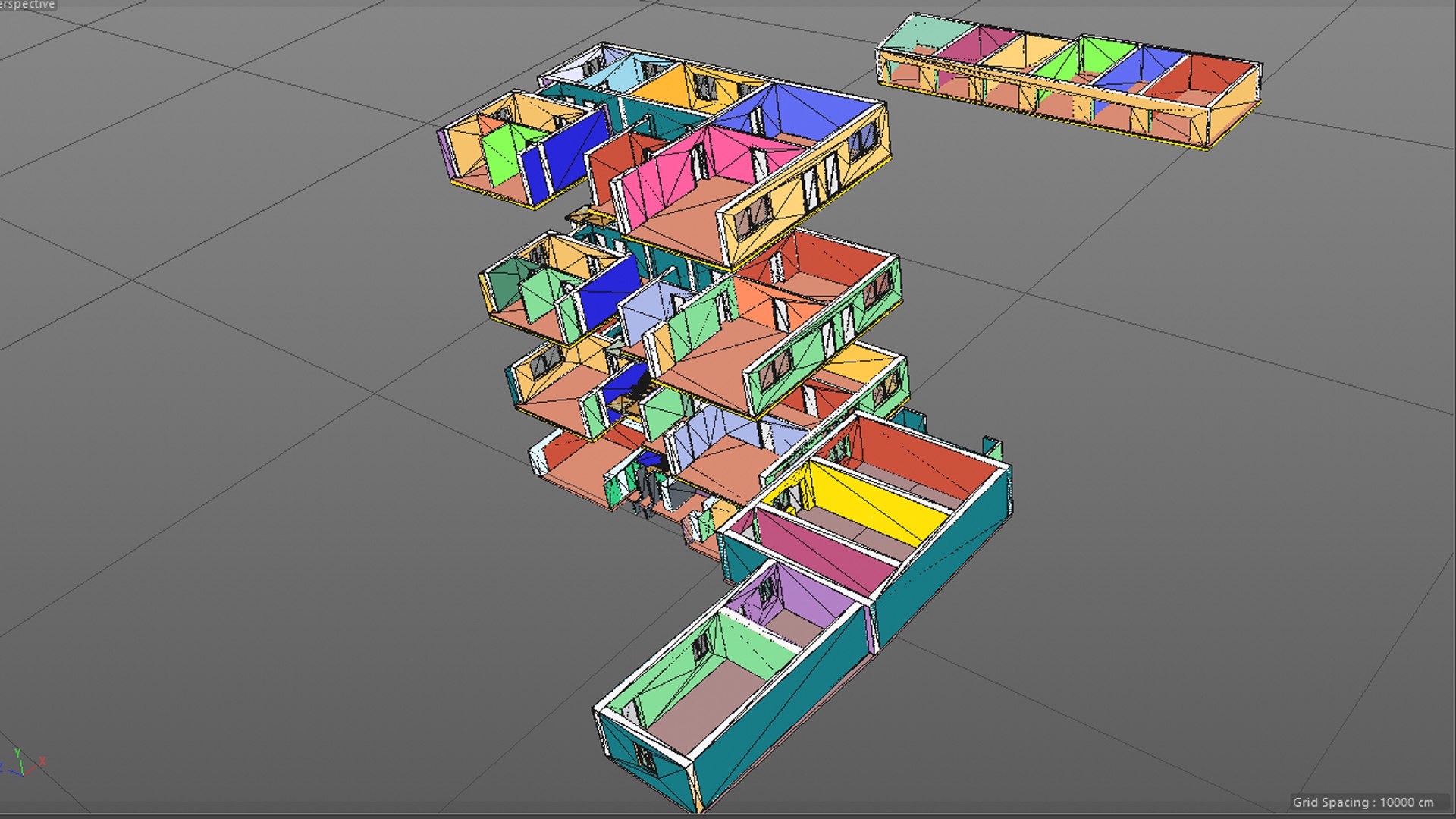 Isometric Buildings 3D Model - TurboSquid 1798640