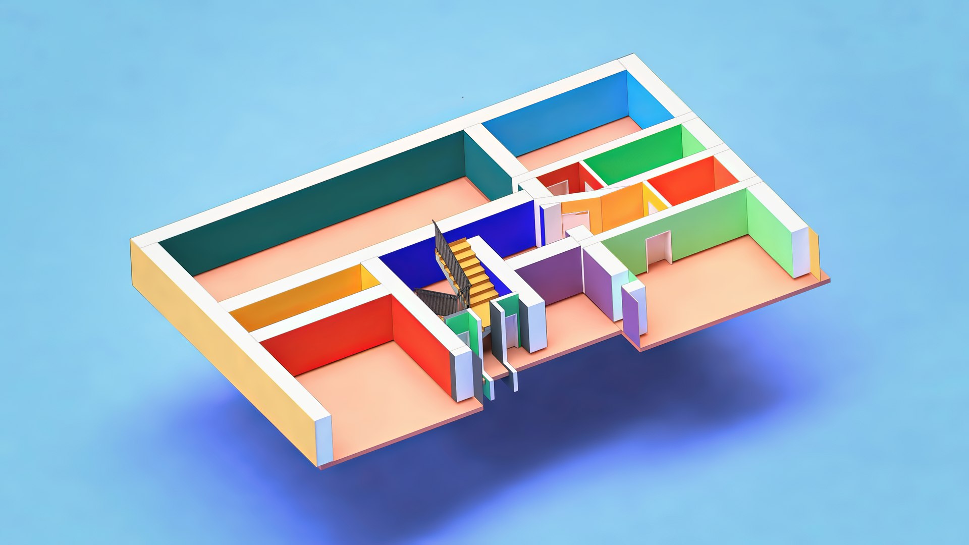 Isometric Buildings 3D Model - TurboSquid 1798640