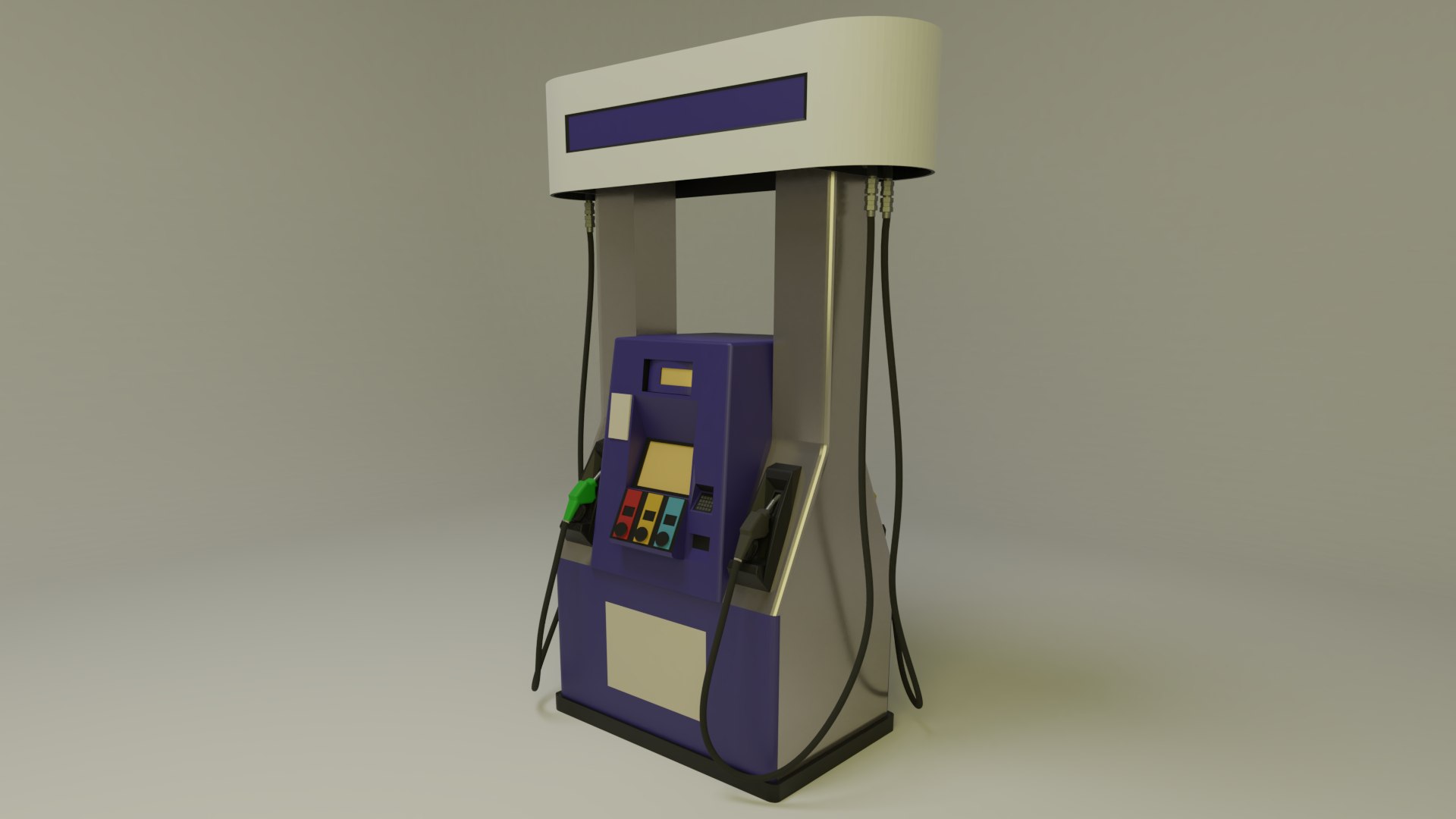 Gas Pump 2000s 3D Model - TurboSquid 1781174