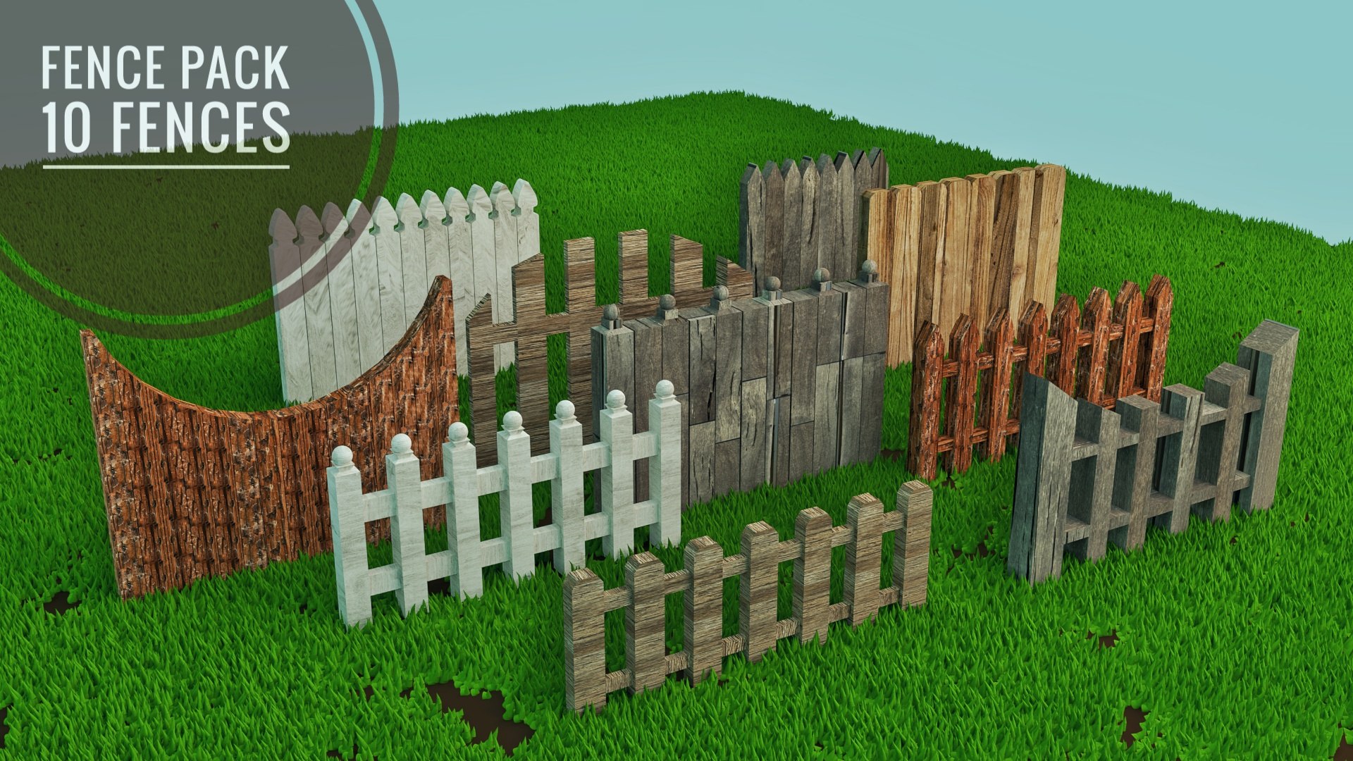 Fence 3D model - TurboSquid 1376907