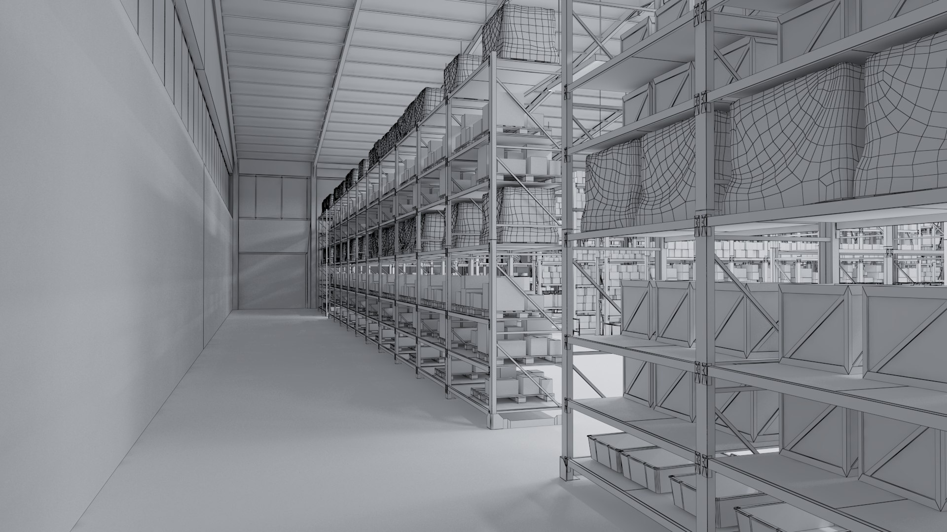 Warehouse Model - TurboSquid 1919935