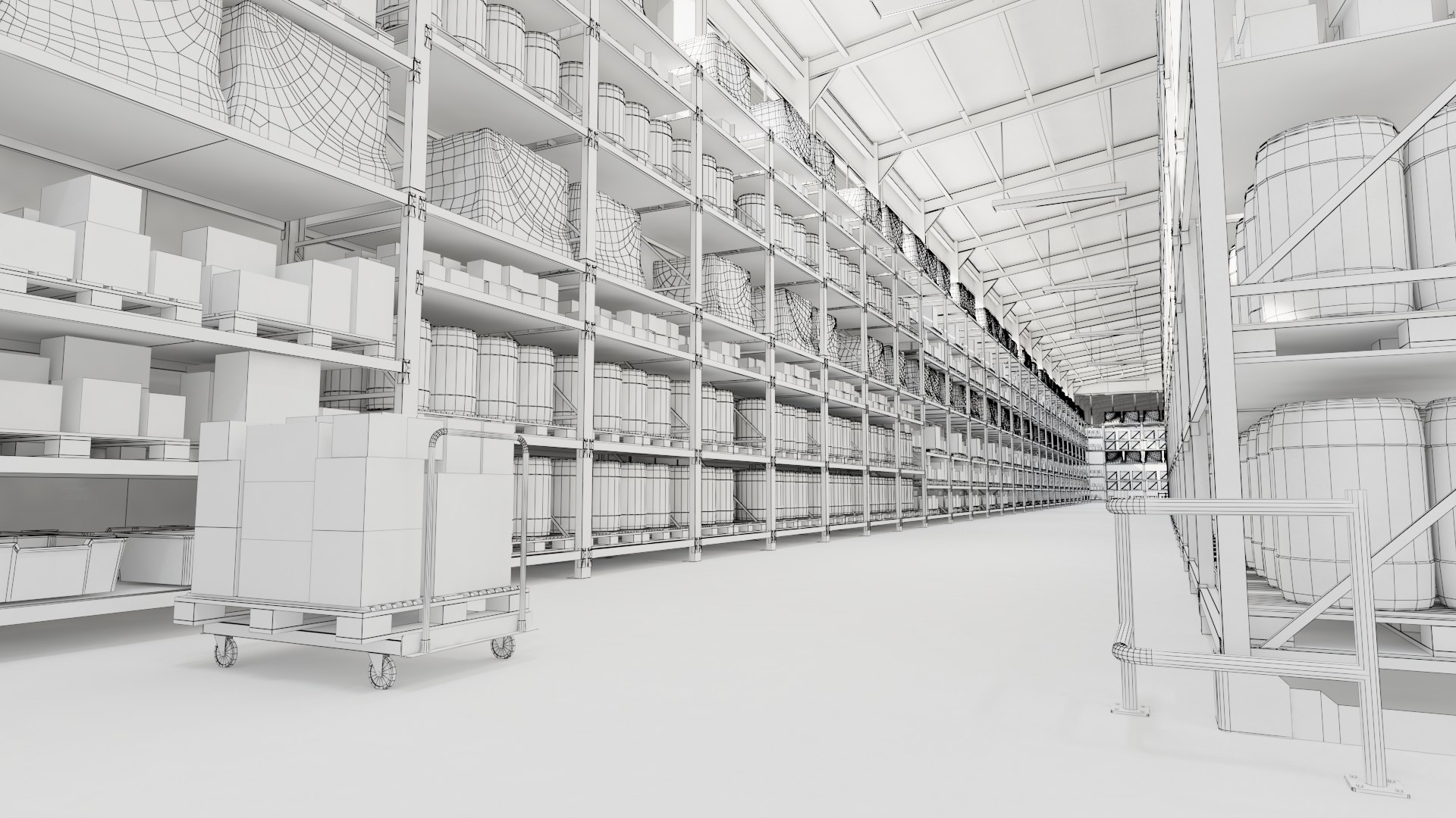 Warehouse Model - TurboSquid 1919935