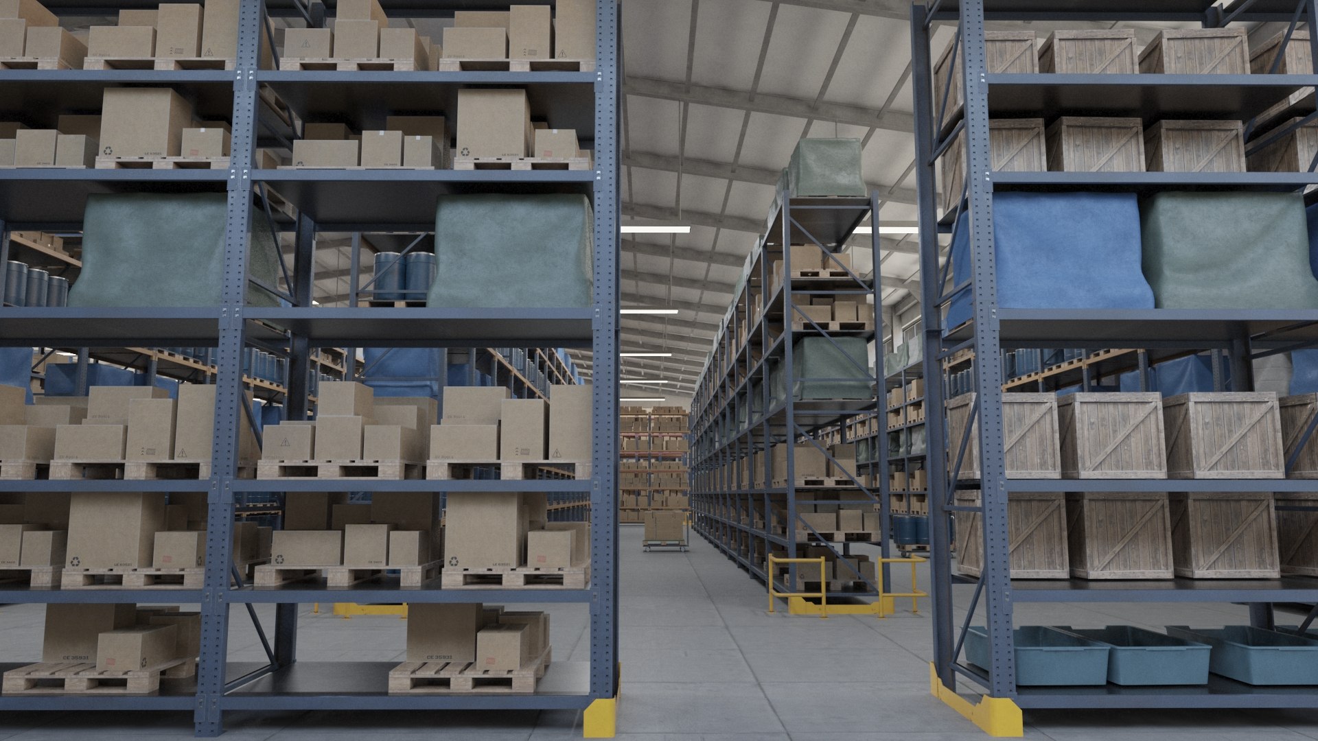 Warehouse Model - TurboSquid 1919935