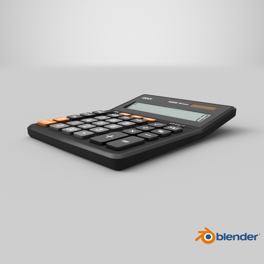 Calculator 3D Model - TurboSquid 2135892