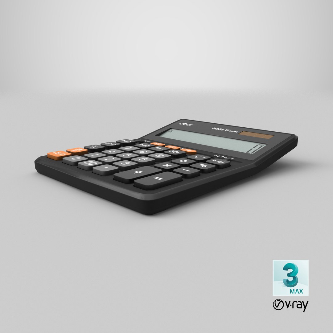 Calculator 3D Model - TurboSquid 2135892