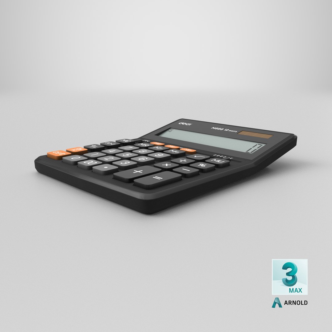Calculator 3D Model - TurboSquid 2135892
