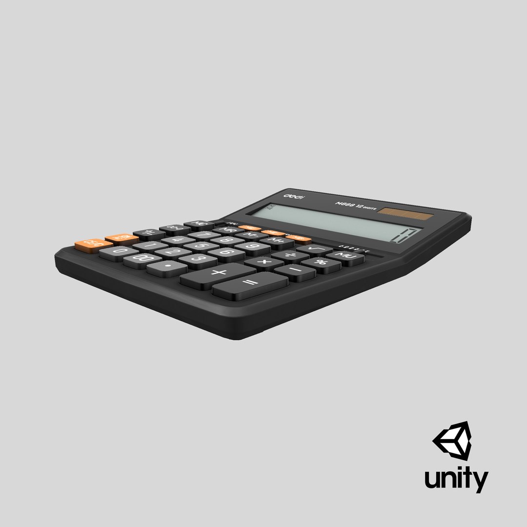 Calculator 3D Model - TurboSquid 2135892
