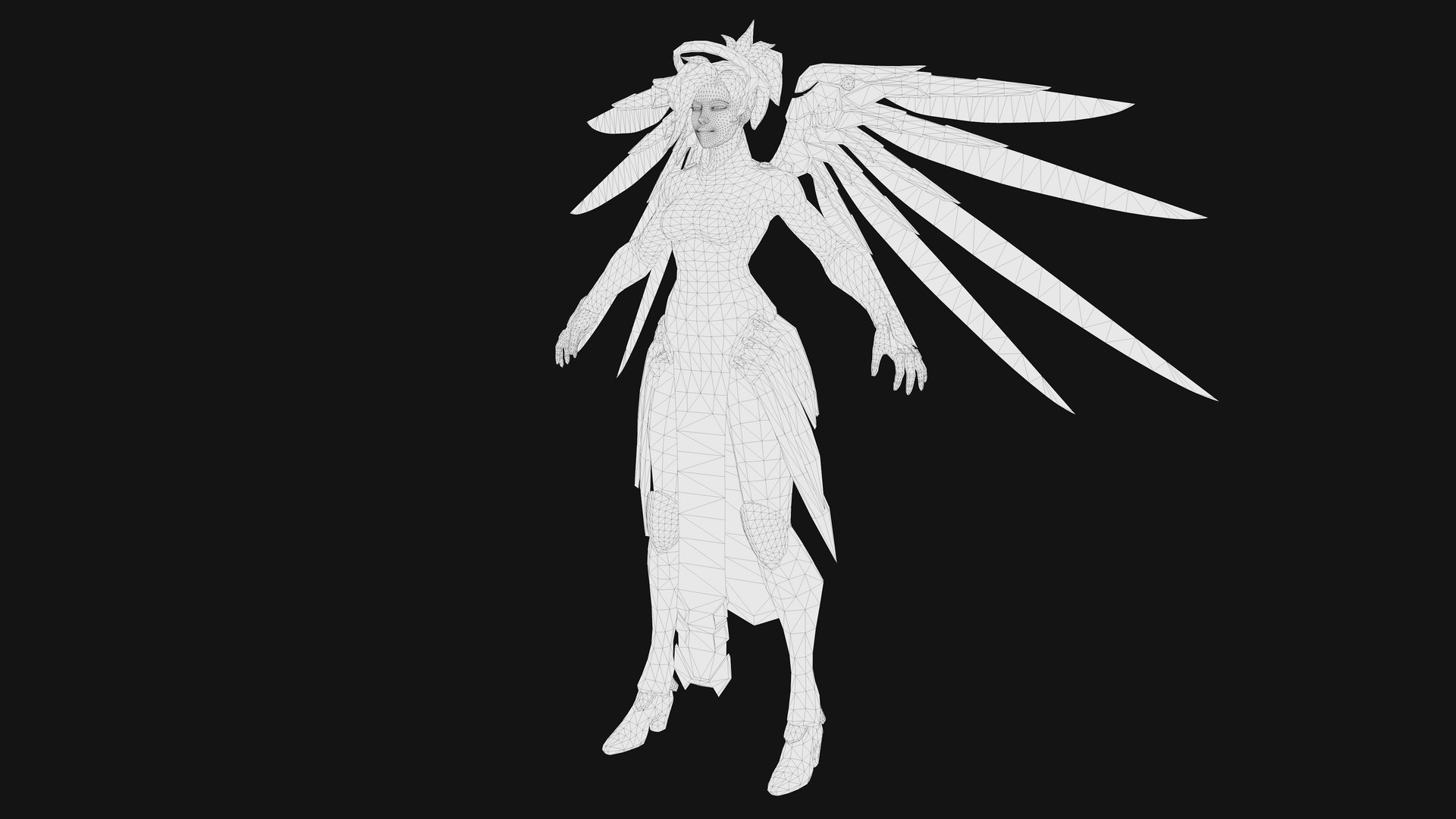 Mercy Rigged 3D Model - TurboSquid 1332636