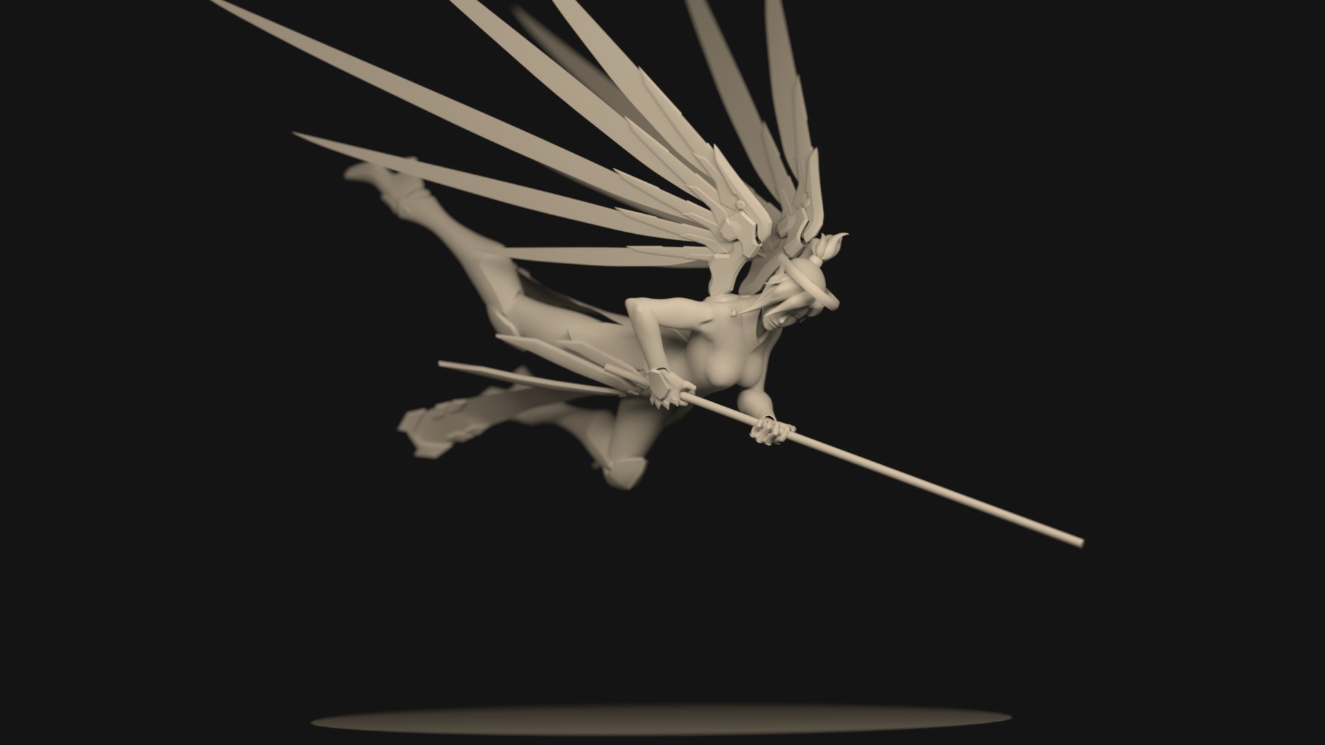 Mercy Rigged 3D Model - TurboSquid 1332636