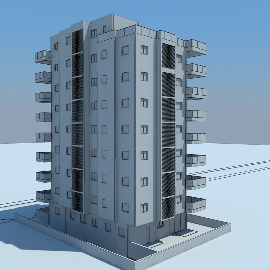 3d Buildings 1 3 Model