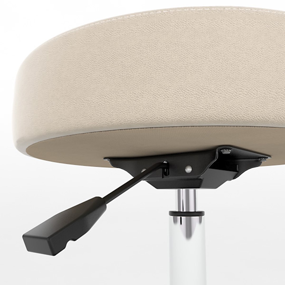 pack adjustable height stools 3d max