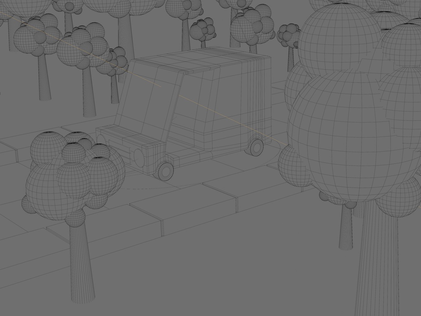 Car On The Road 3D - TurboSquid 2065587