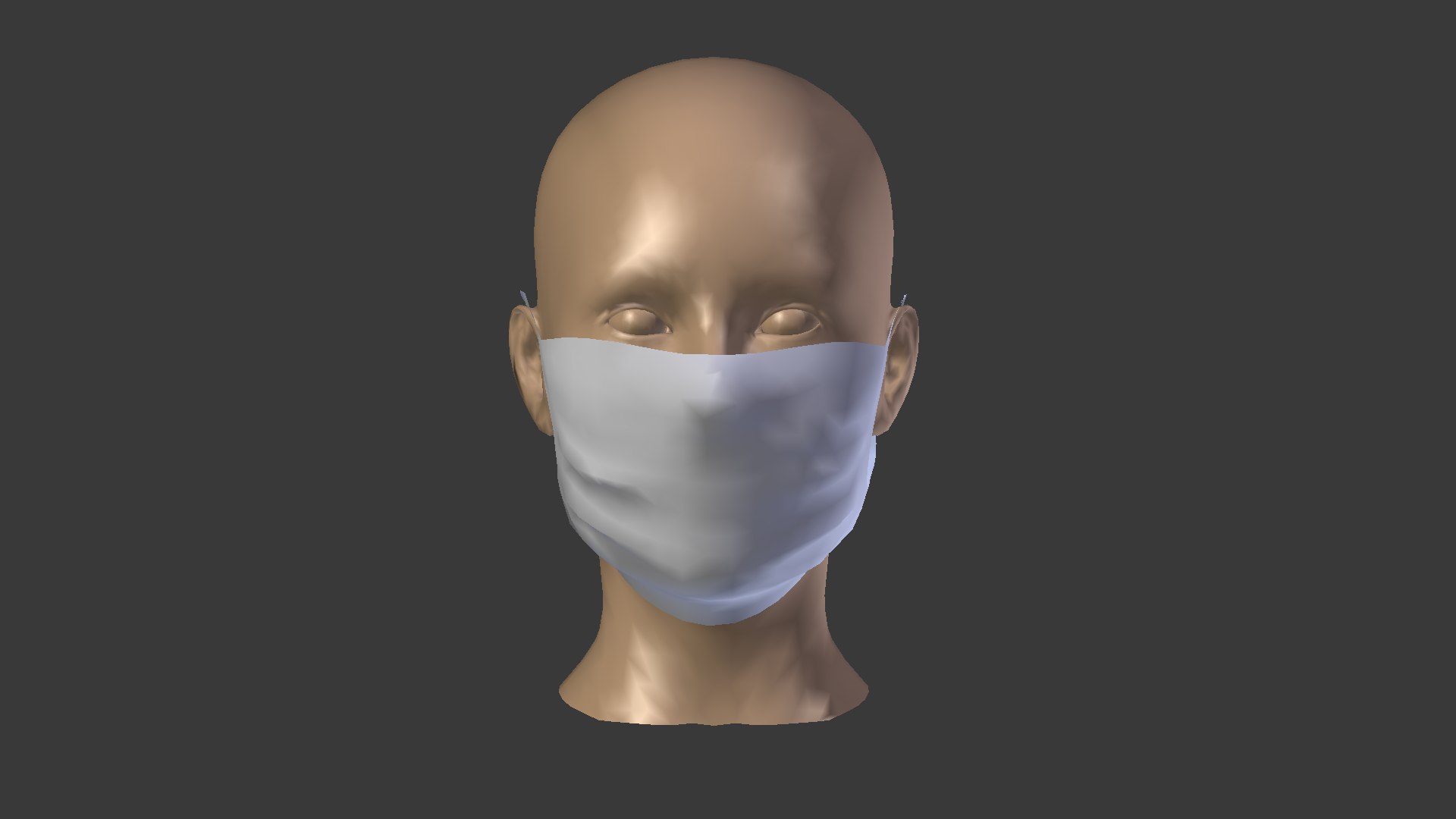 Surgical mask 3D - TurboSquid 1542580