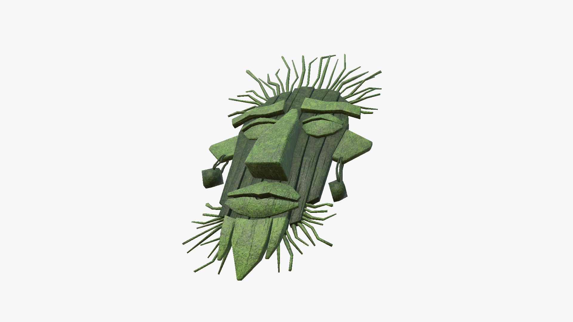 Tribal Mask A10 Swamp - Headband Character Design 3D model - TurboSquid ...