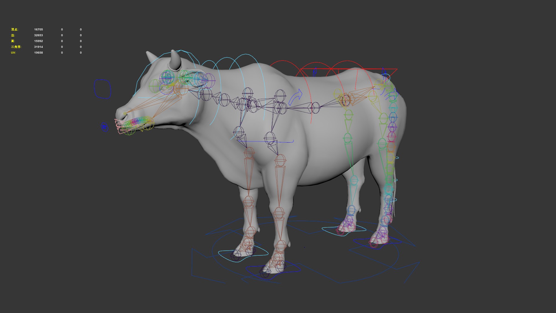 3D Cattle Bull Cow Buffalo - TurboSquid 1880785