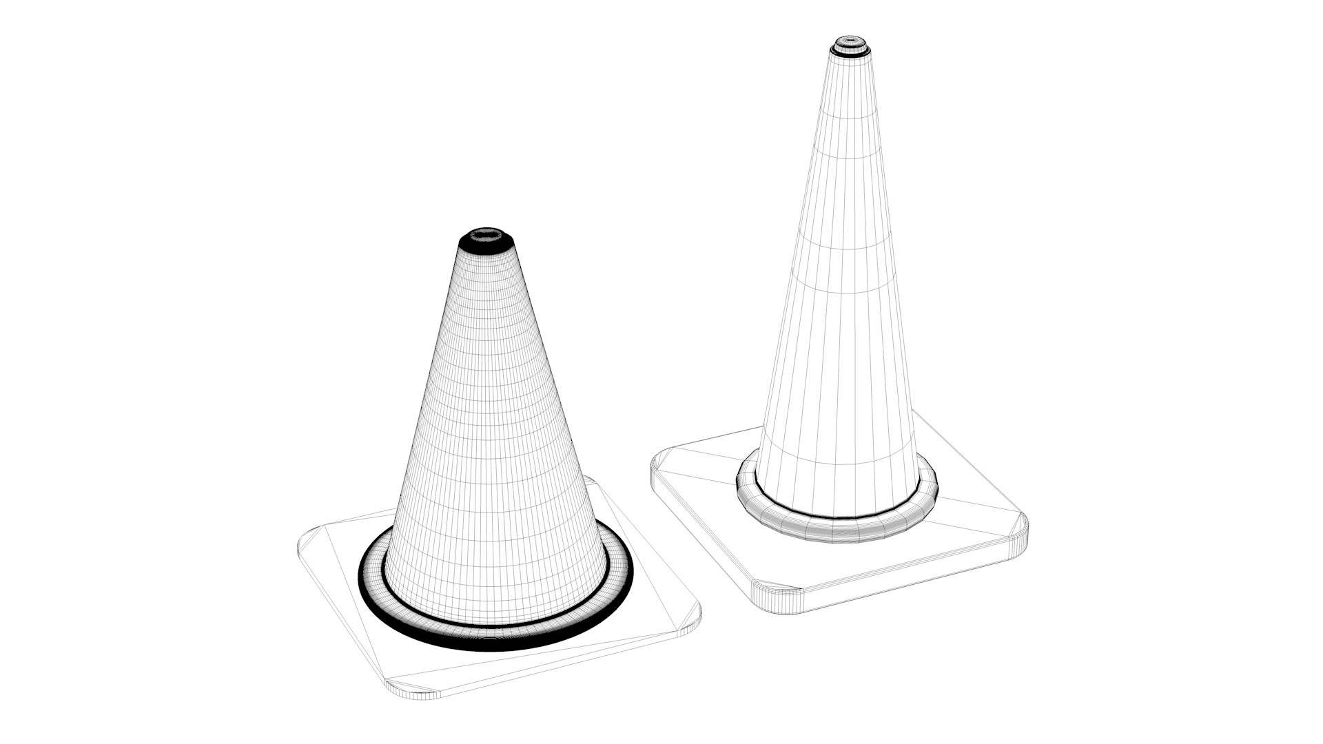 3D Model Traffic Cones - TurboSquid 2117888