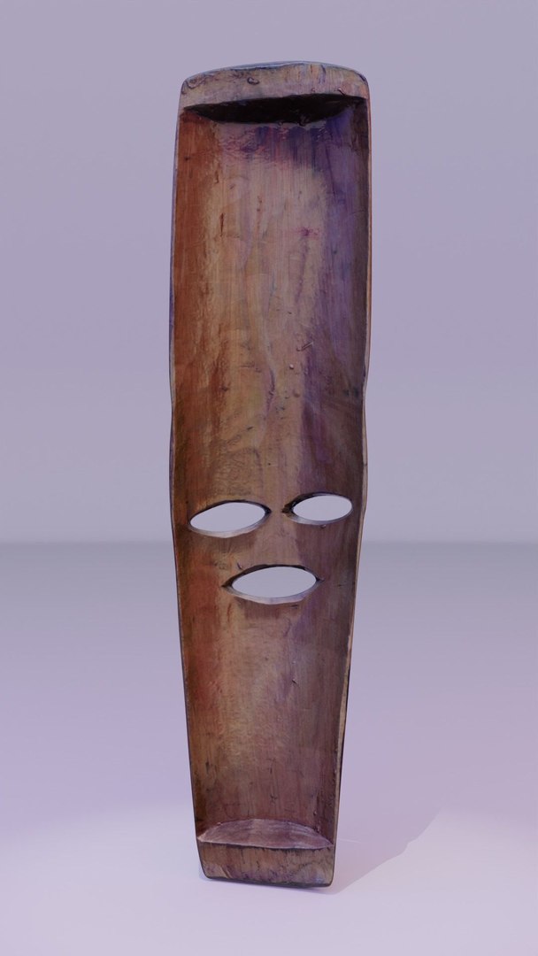 3D Model Decorative African Wall Mask 09 Low-poly 3D Model - TurboSquid ...
