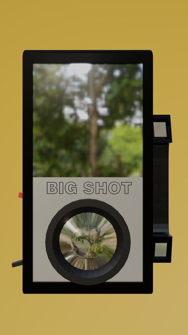 3D Polaroid Big Shot Model - TurboSquid 2074450