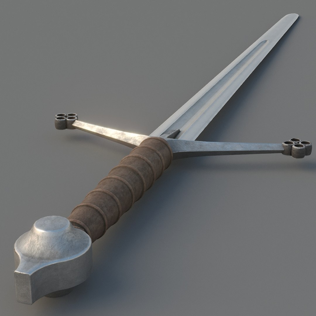 3D ready scottish claymore pbr model - TurboSquid 1390328
