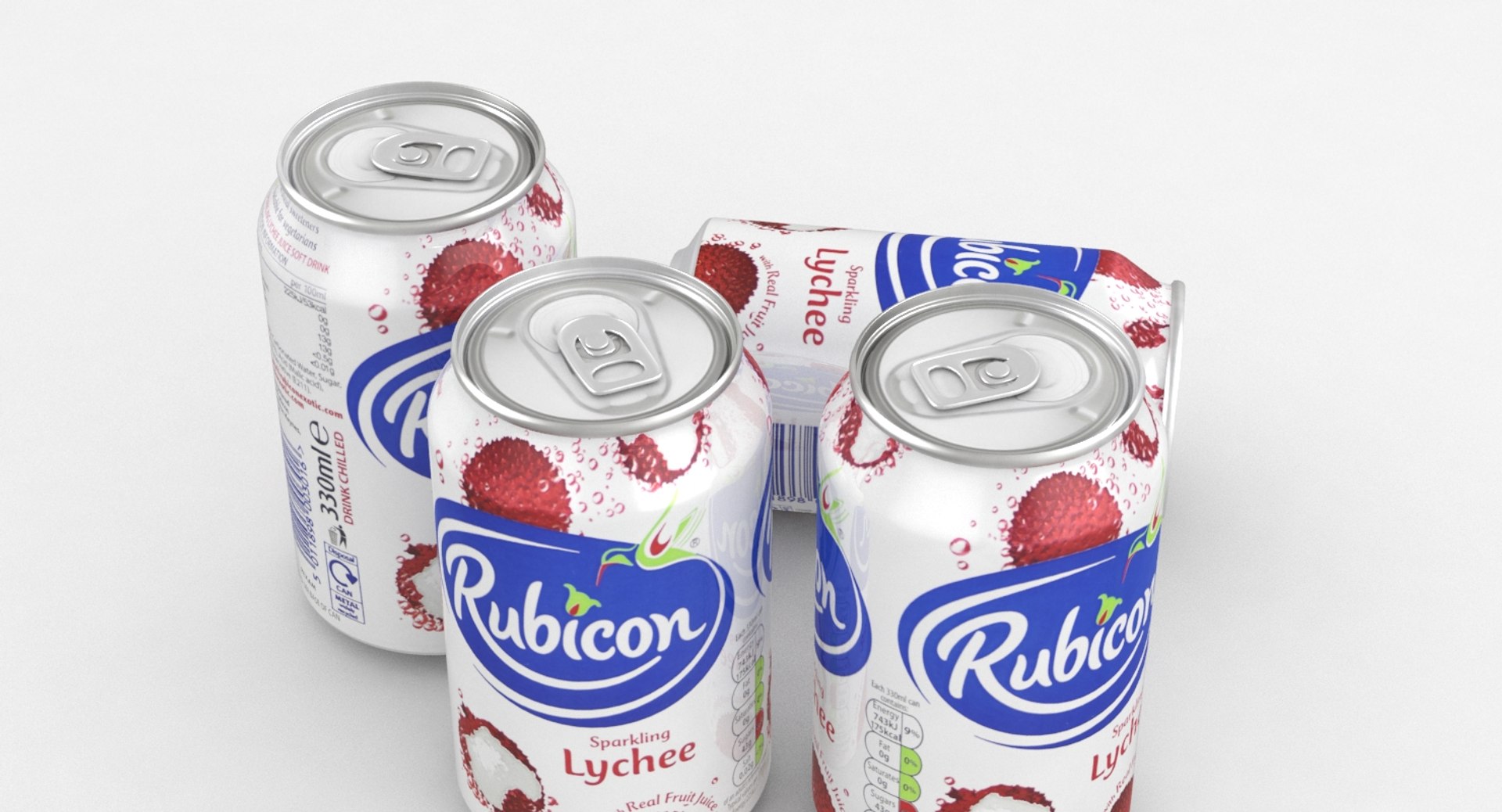 3D Beverage Rubicon Lychee - TurboSquid 1161583